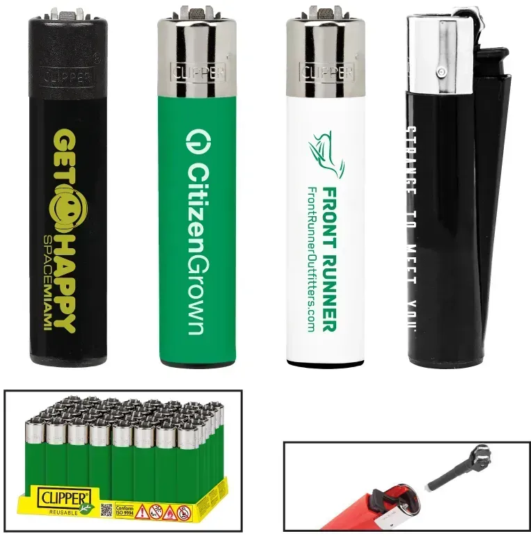 Custom Promotional Lighters Personalized with Printed Logo