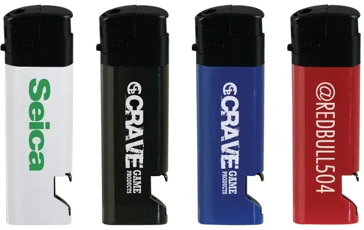 Custom Promotional Lighters Personalized with Printed Logo
