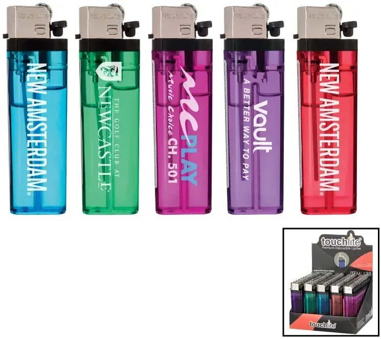 Custom Promotional Lighters Personalized with Printed Logo