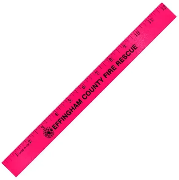Fluorescent English Ruler with Custom Logo Options