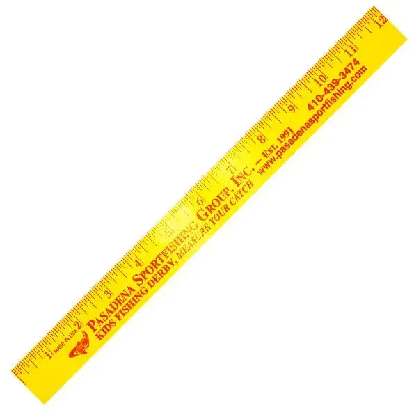 Fluorescent English Ruler with Custom Logo Options
