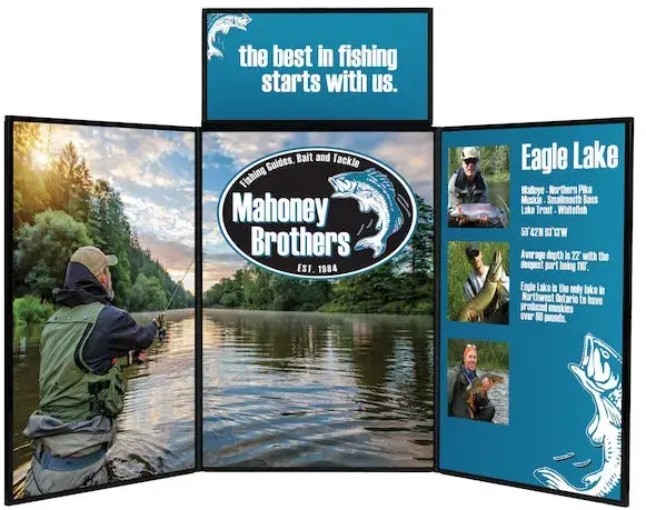 Promotional 6' Fast Trak Display Kit (Full Graphic Panels ...