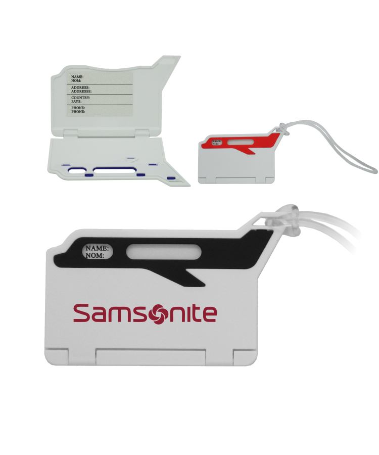 Aviation-themed Luggage Tag - Promotional Product Inc.