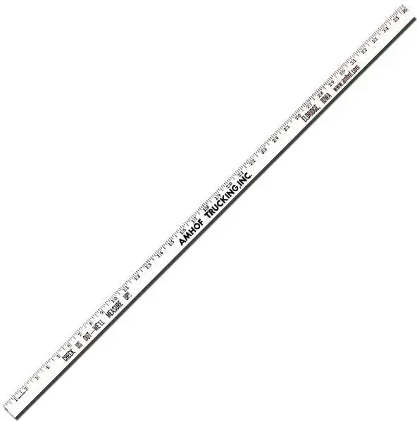 Custom Enamel Finish Yard Sticks - PPI