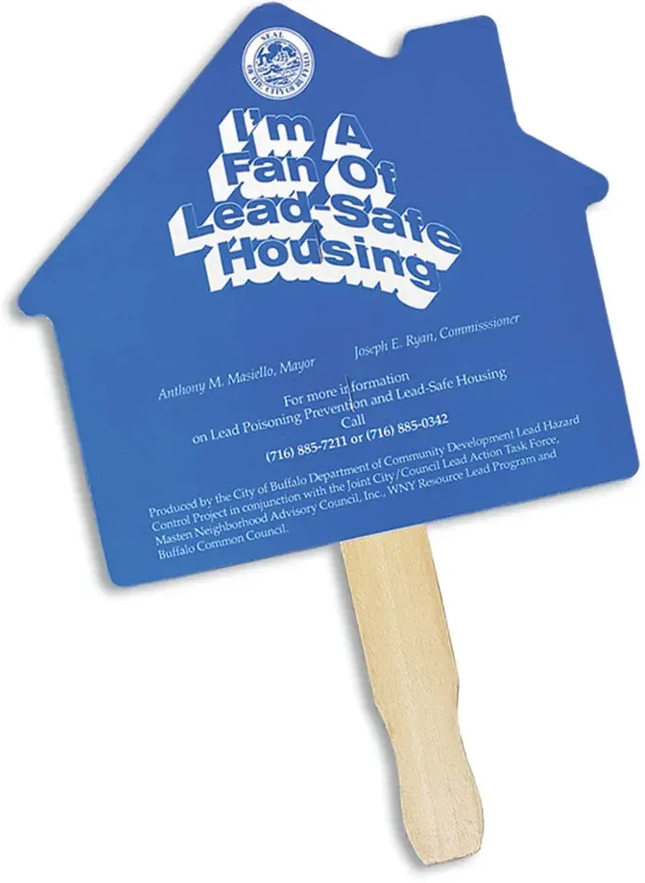 Custom House Hand Fan Promos