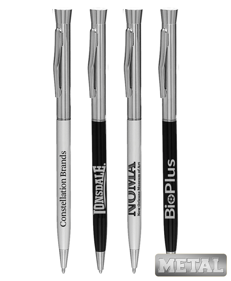 Twister-Style Metal Hotel Pens - Promotional Product Inc.